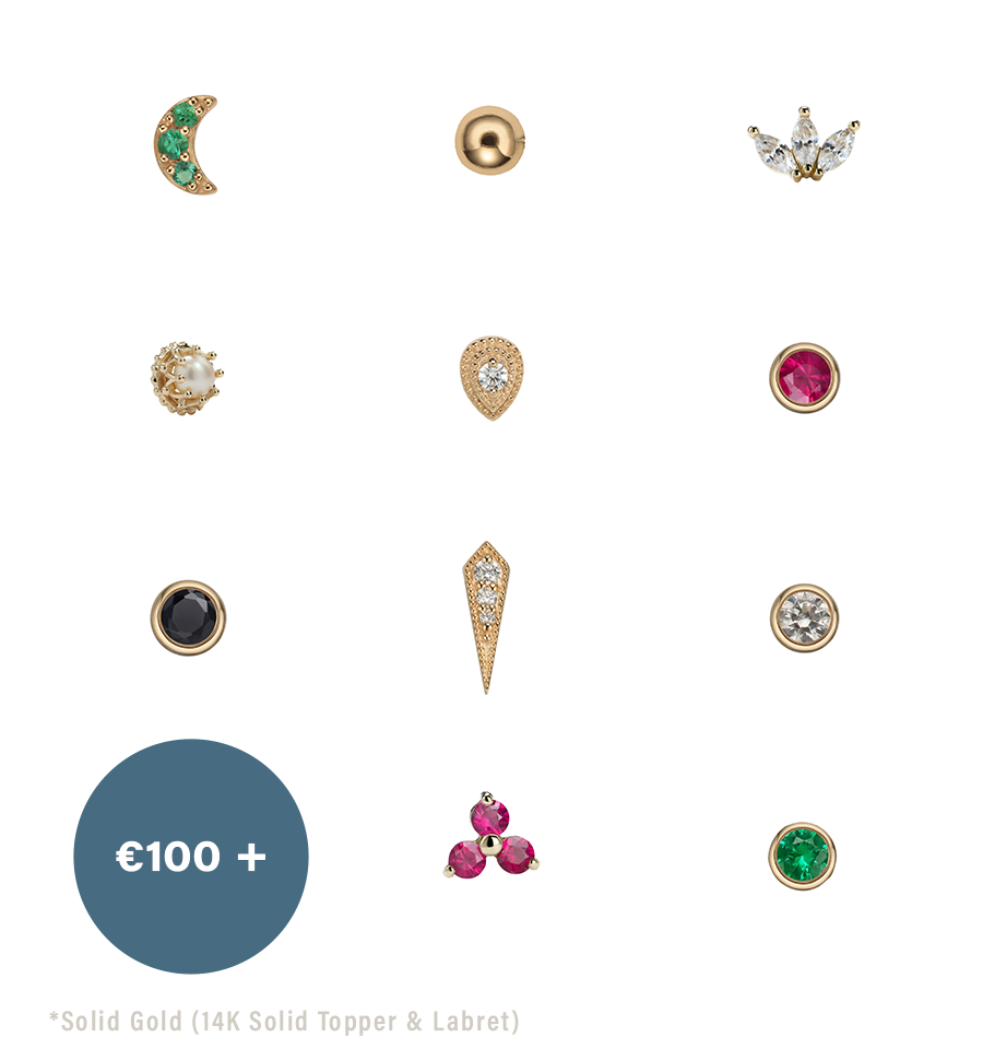 Piercing Services & Prices – PIERCED Online Piercing Jewellery Store