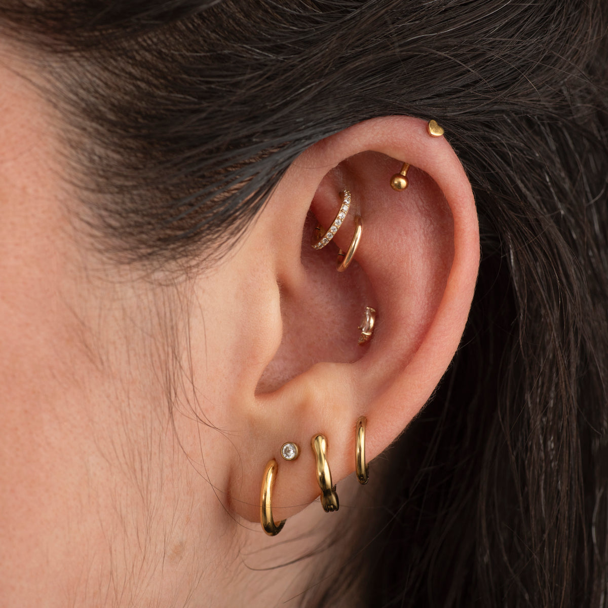 PIERCED Huggie Hoops – PIERCED Online Piercing Jewellery Store