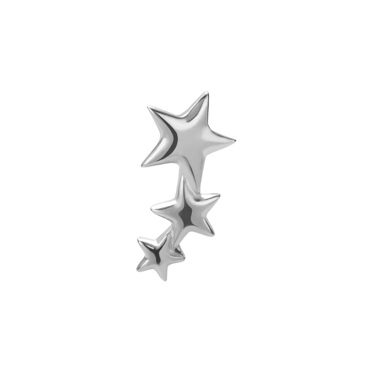 14K Solid Gold Shooting Stars – PIERCED Online Piercing Jewellery Store