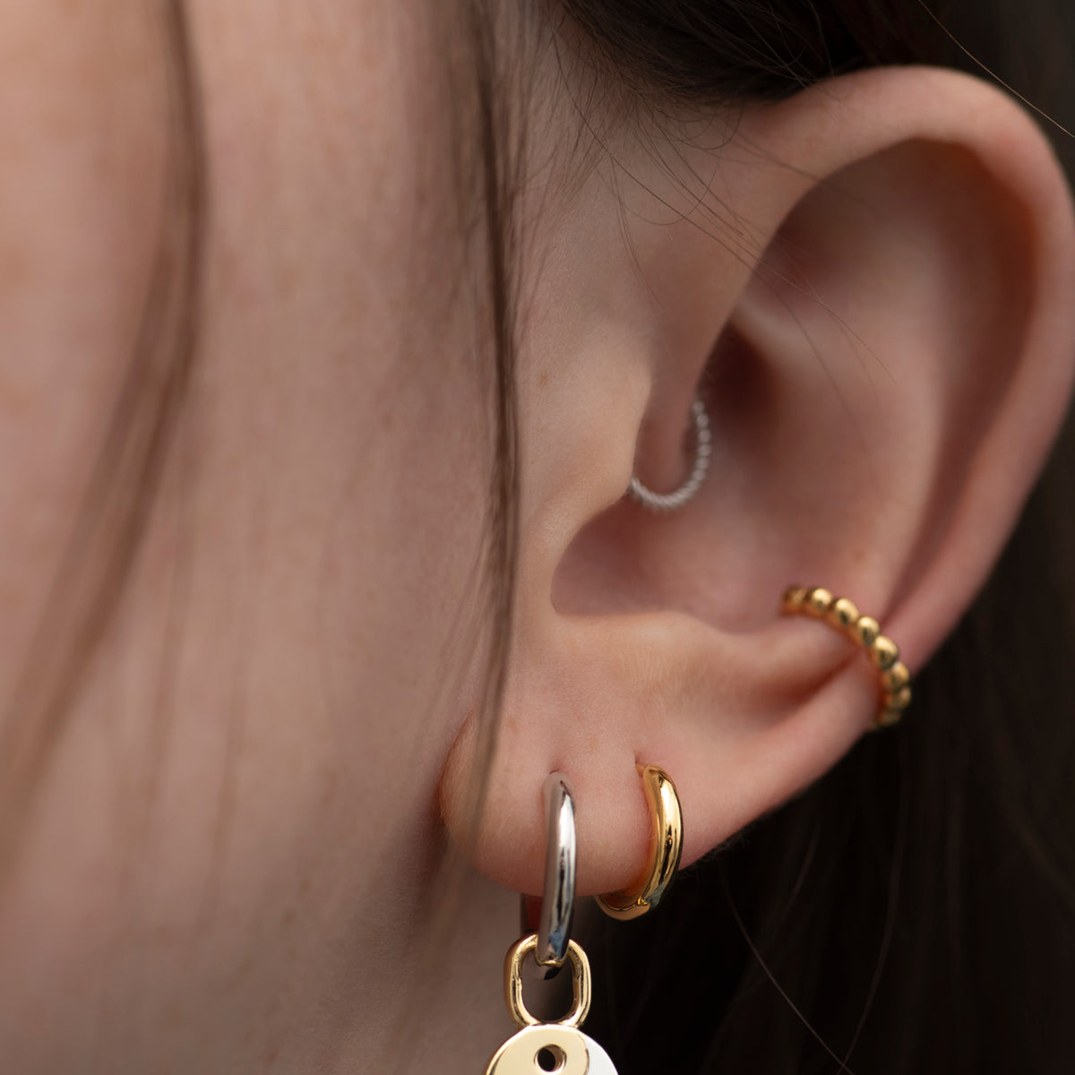 Beaded Ear Cuff – PIERCED Online Piercing Jewellery Store
